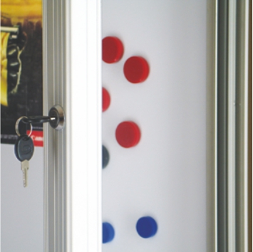 Basic Notice Board "Magnetic" - Ores Display Systems