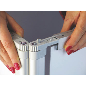 Folding Double Counter "Straight" - Ores Display Systems