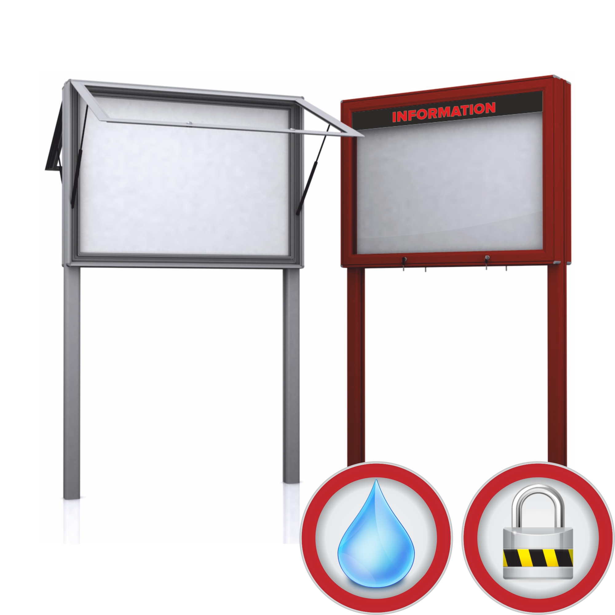 Freestanding Notice Boards - Ores Display Systems