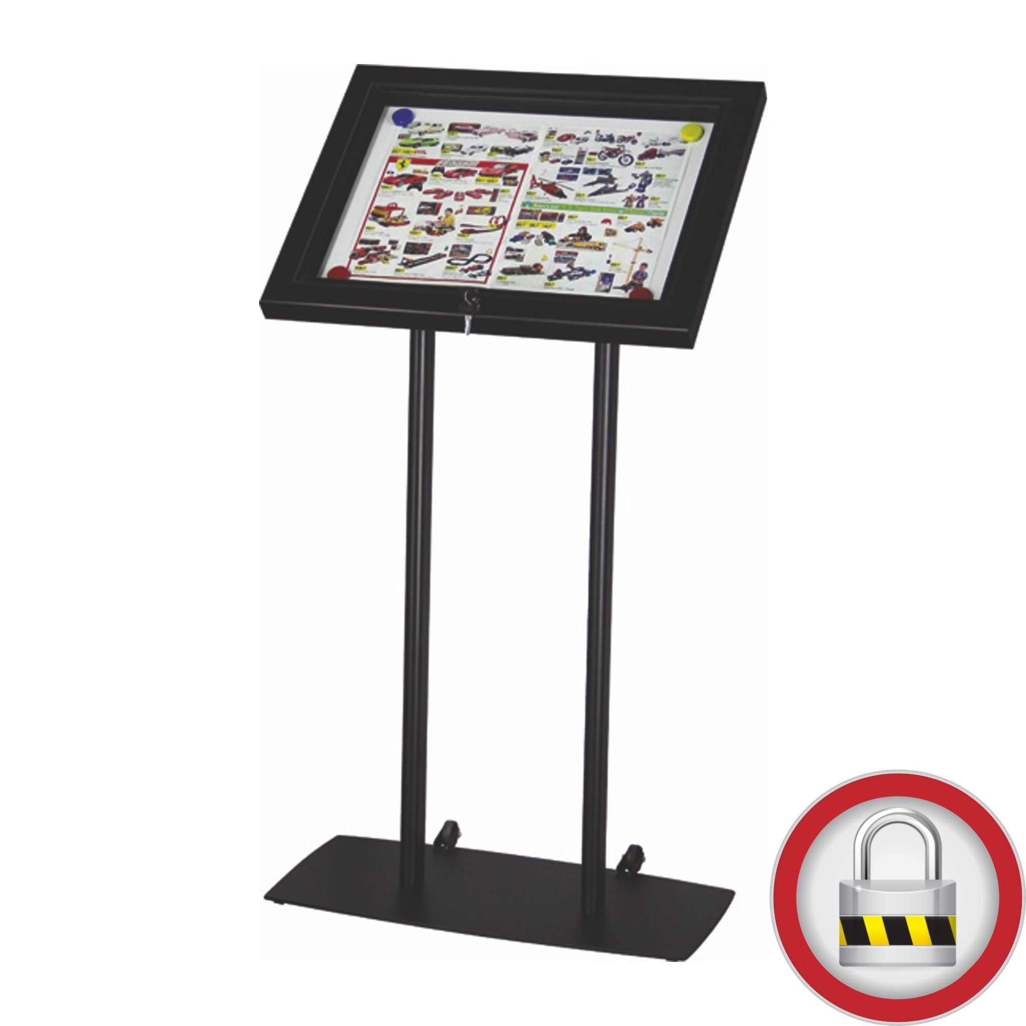 Lockable Menuboard - Ores Display Systems