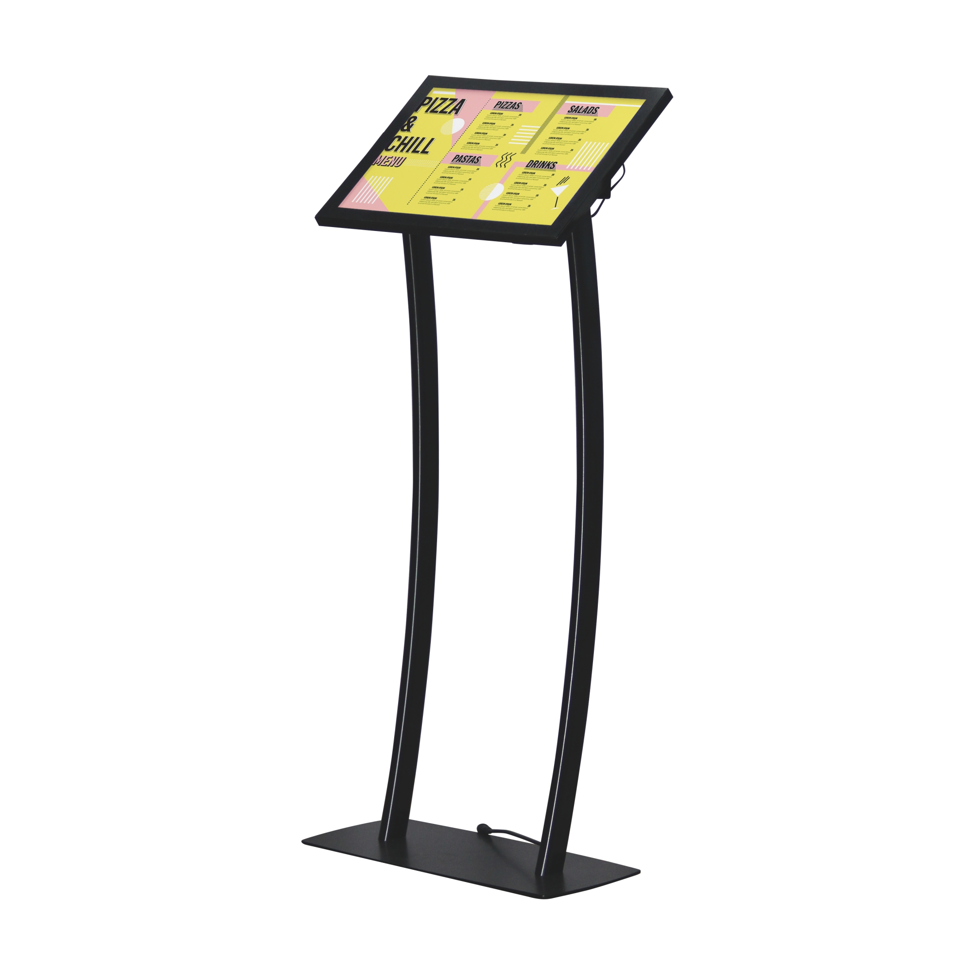 Magnetic Curve LED Menuboard - Ores Display Systems