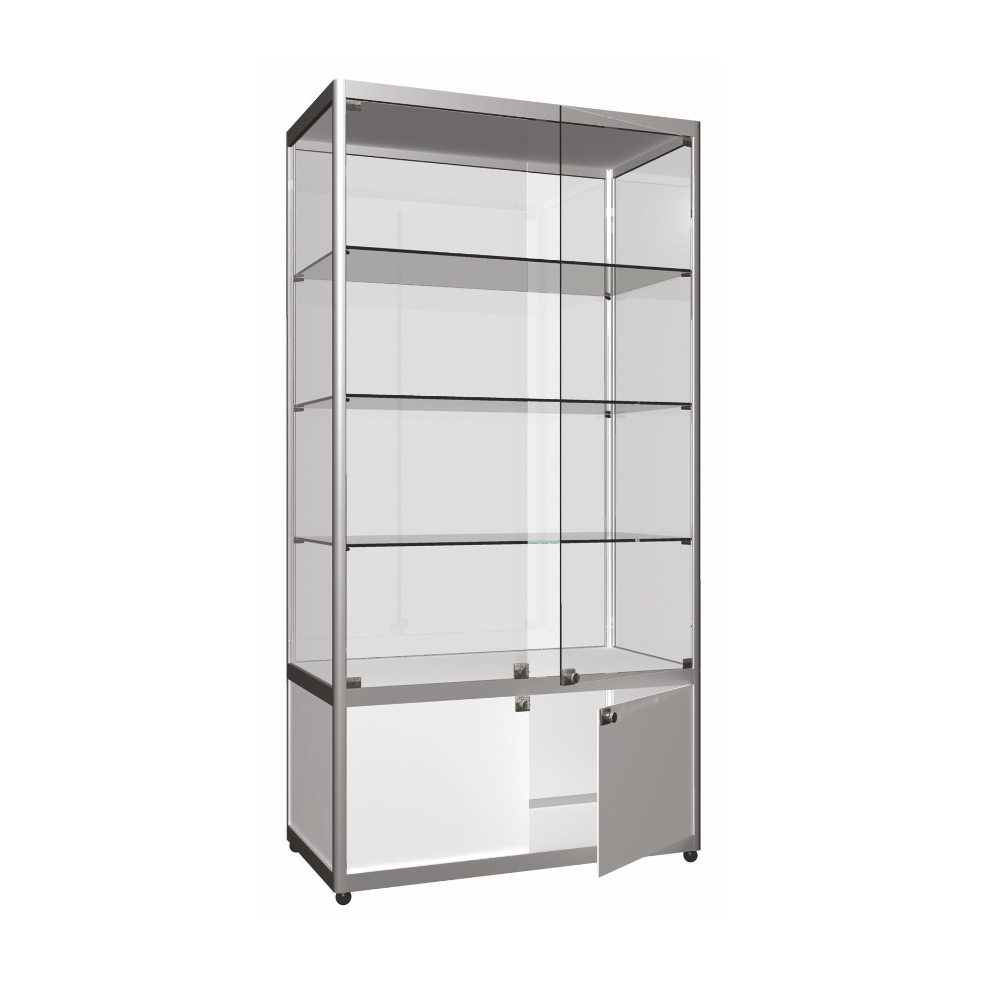 Tower Showcase "Wide - with Storage" - Ores Display Systems
