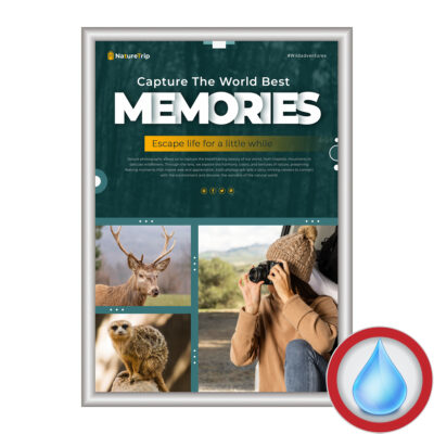 Water Resistant Snap Frame - 25 mm - Ores Display
