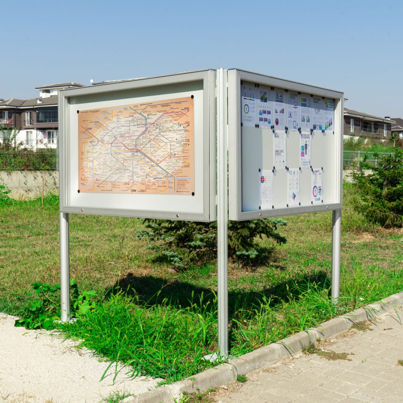 Freestanding Notice Boards - Ores Display