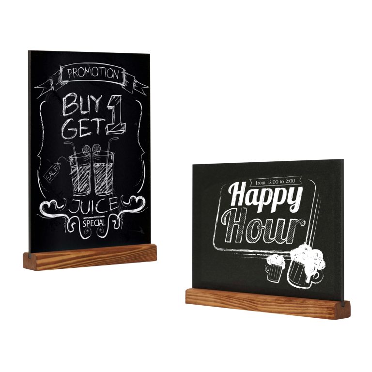 Table Top Chalk Board - Ores Display