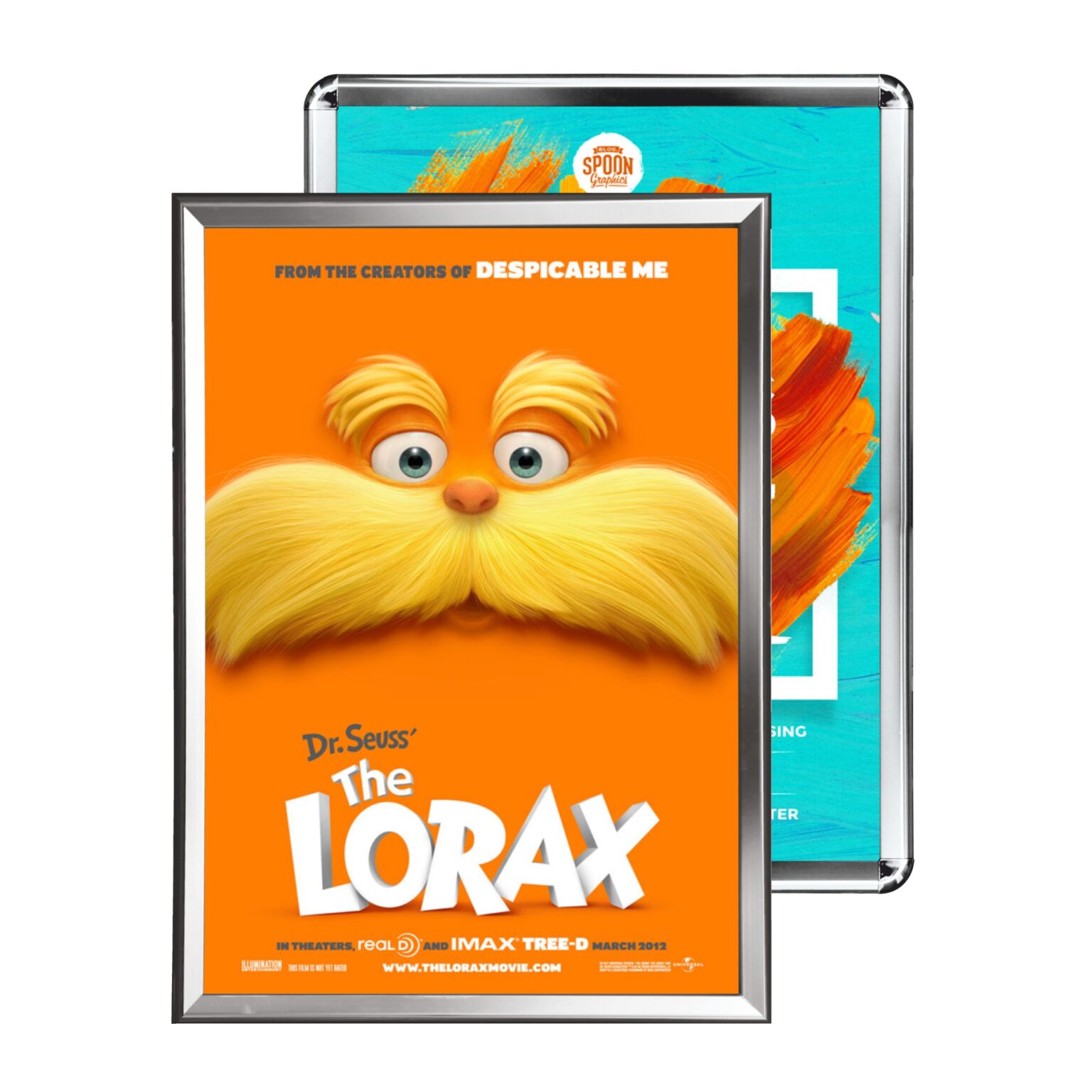 Chrome Poster Frame - 32 mm - Ores Display Systems