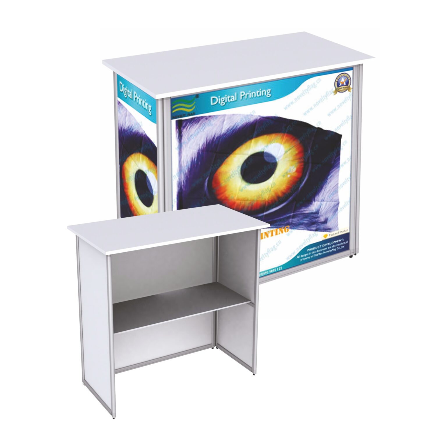 Folding Counter "Straight" - Ores Display