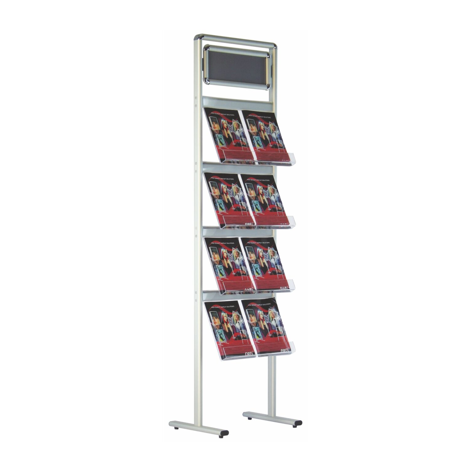 Classic Brochure Stand "with Snap Frame Header" - Ores Display