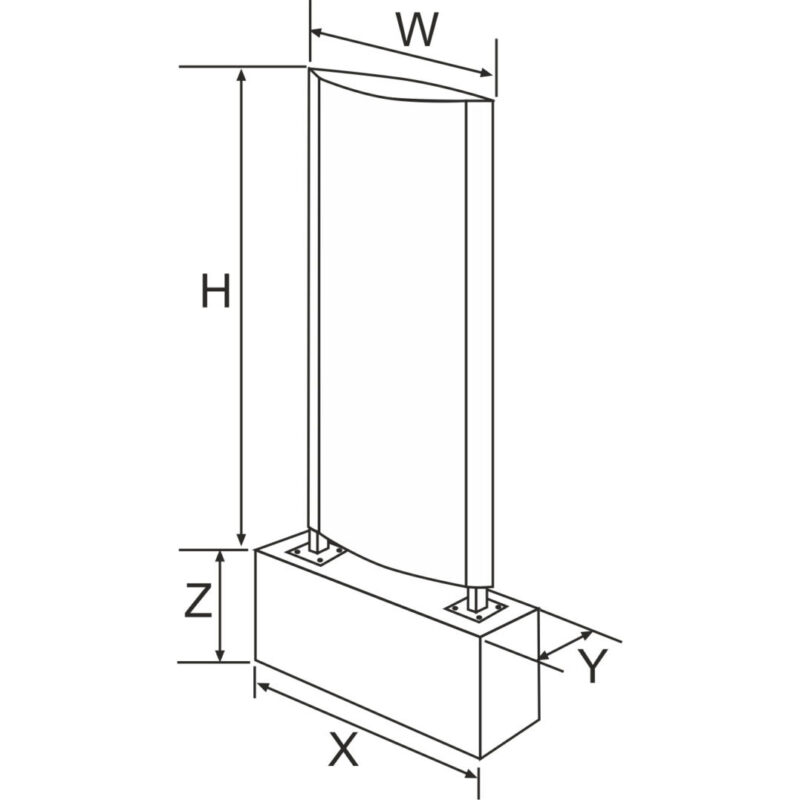 Delta Pylons Convex Design - Ores Display