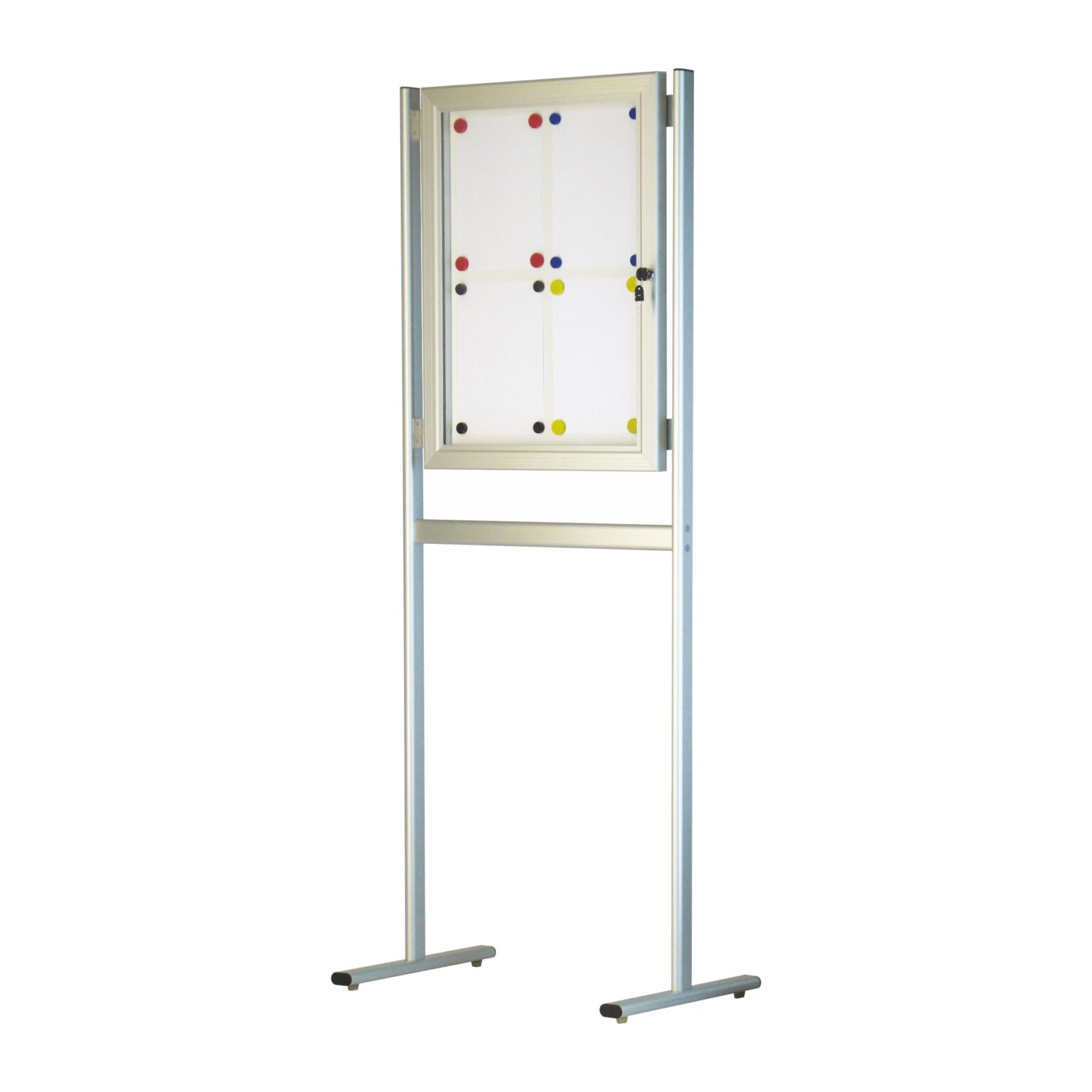 Magnetic Notice Board "T Foot" - Ores Display