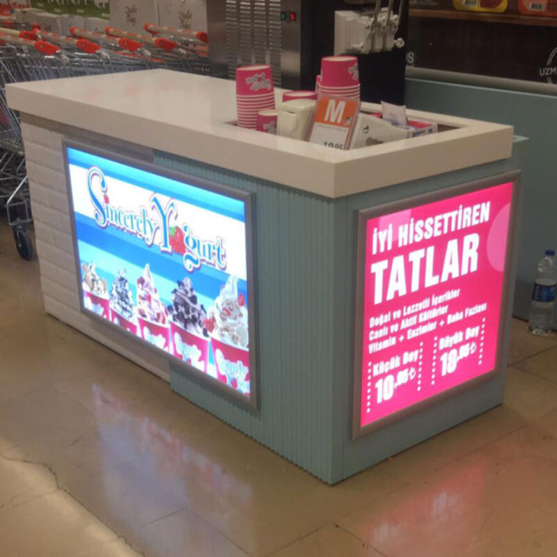 Illuminated Advertising Signage - Ores Display