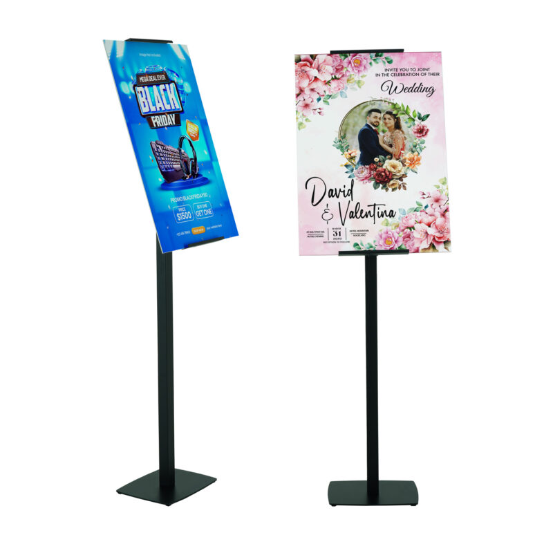 Metal Easel Display Stand – Single Leg - Ores Display